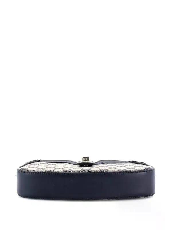 Gucci Gg Canvas Mini Shoulder Bag - Blue