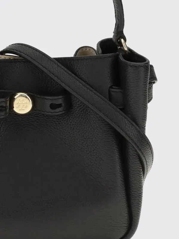 Tory Burch Mini Bucket Bag With Turn Lock Closure - Black