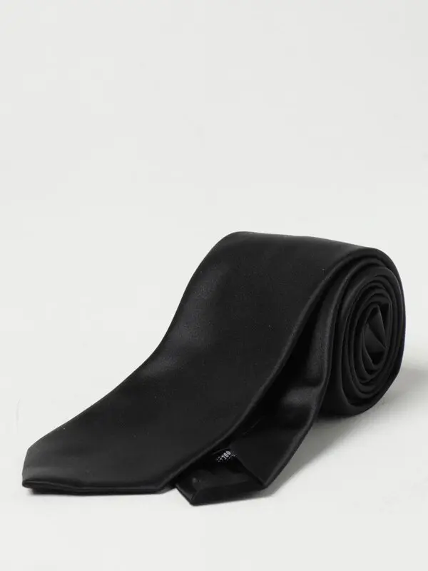 Emporio Armani Silk Neck Tie - Black