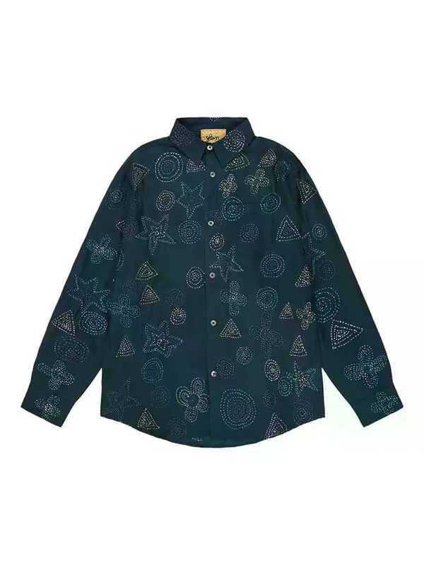 GLASS CYPRESS Floral Shirt - Green