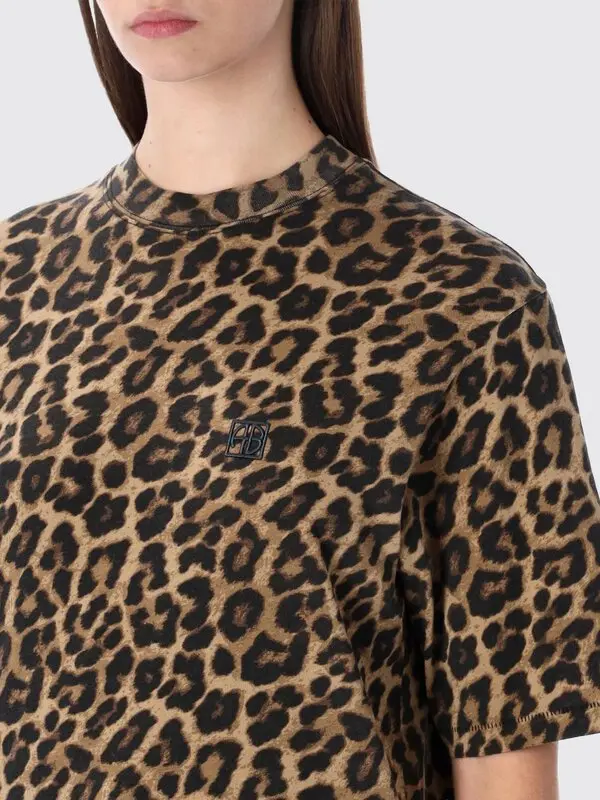 ANINE BING Leopard Print T-shirt - Multicolor