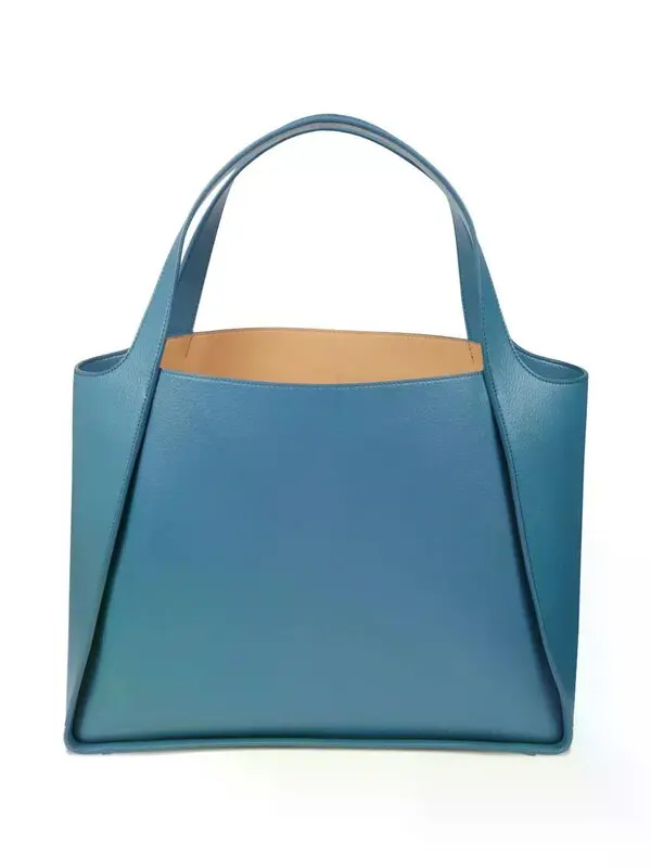 Stella McCartney Perforated-logo Tote Bag - Blue