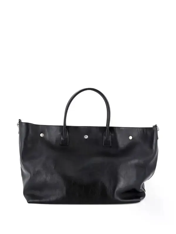 Saint Laurent Rive Gauche Embossed Leather Maxi Tote Bag