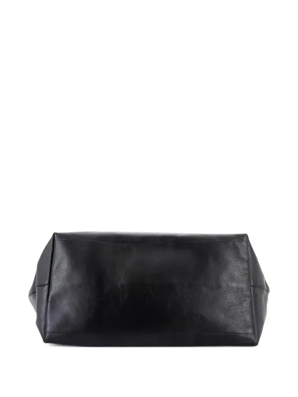 Saint Laurent Rive Gauche Embossed Leather Maxi Tote Bag