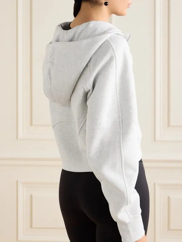 Lululemon Scuba Oversized Cotton-blend Jersey Hoodie - Gray