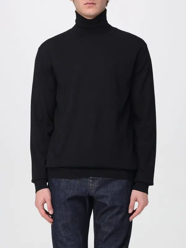 JIL SANDER Turtleneck Jumper - Black