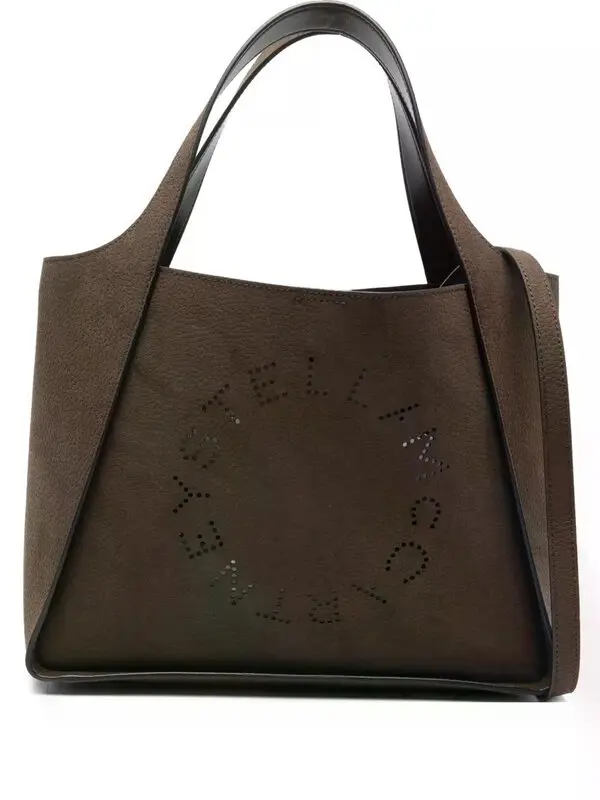 Stella McCartney Logo-detail Tote - Brown