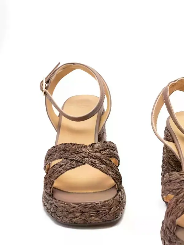 CastaÑer Heeled Raffia Espadrilles