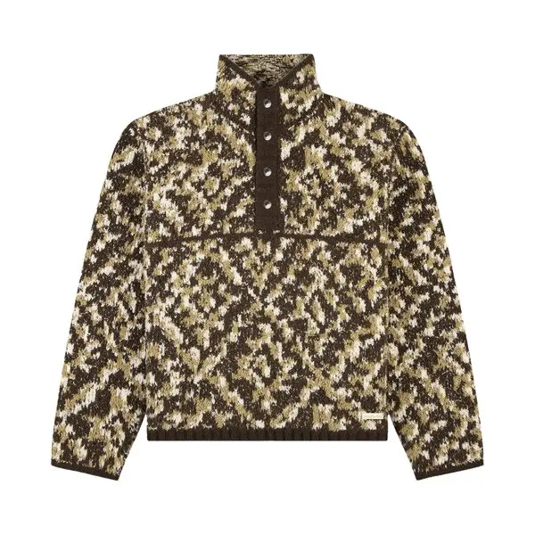 Aimé Leon Dore Chalet Knit Patterned Pullover - Tan