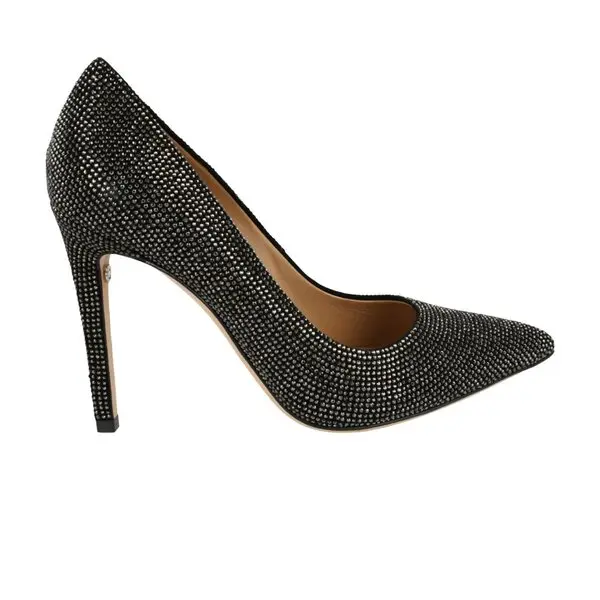 FERRAGAMO Ilary X5 Crystal Embellished Pumps - Black