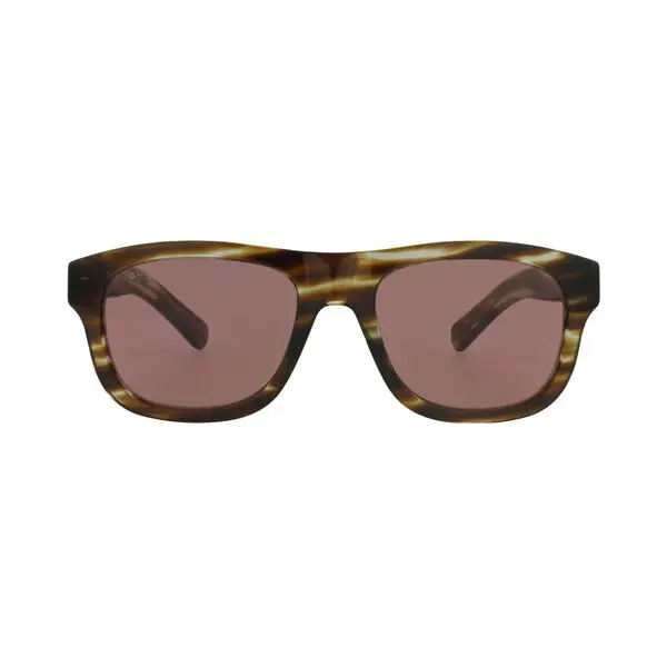 Gucci Square Frame Recycled Acetate Sunglasses - Brown
