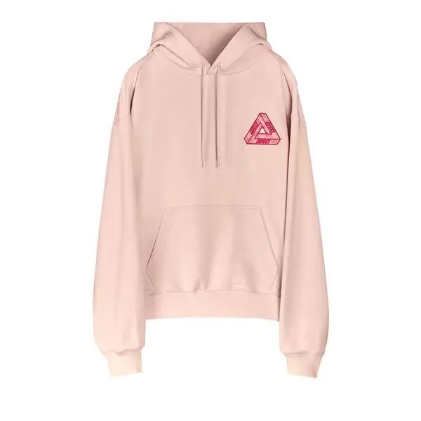 Gucci X Palace Hoodie With Triferg Gg Patch - Pink