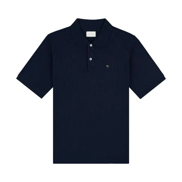 Aimé Leon Dore Crest Piqué Polo - Blue