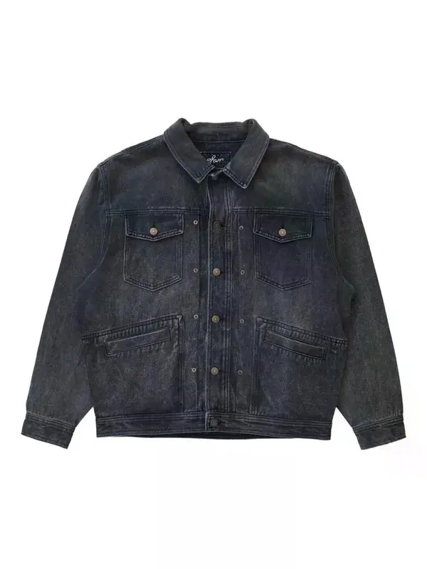 GLASS CYPRESS Embroidered Denim Jacket