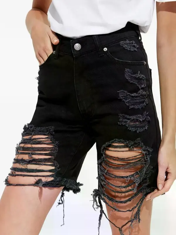 SEROYA Sammy Ripped Denim Shorts