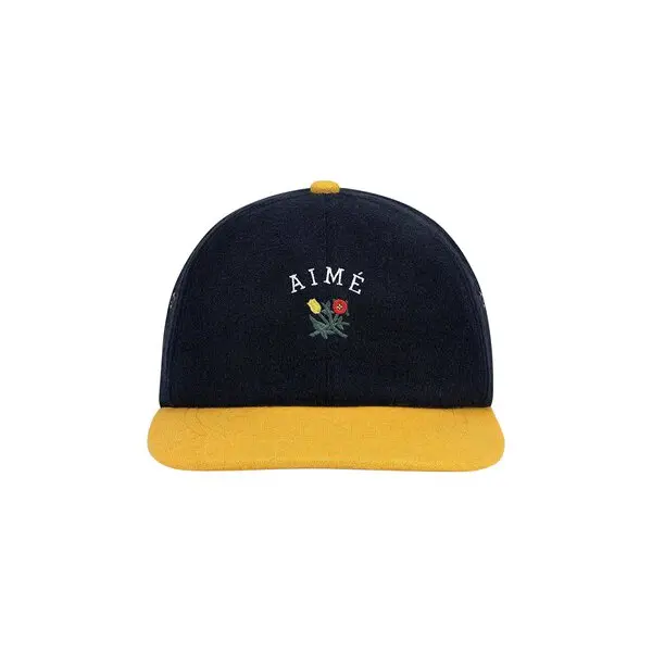 Aimé Leon Dore Wool Colorblock Crest Cap - Blue