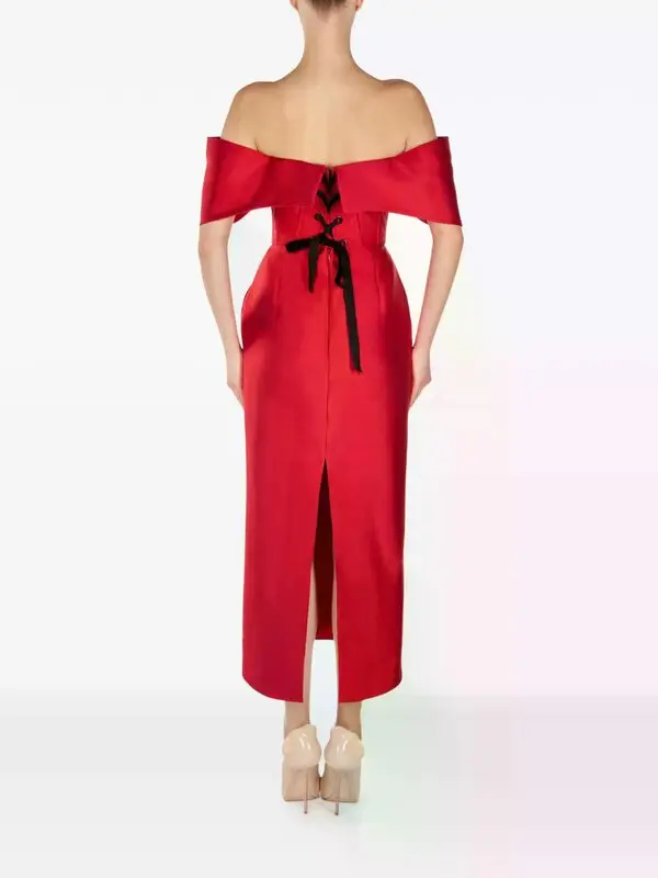 ARAFTU Off-shoulder Midi Dress