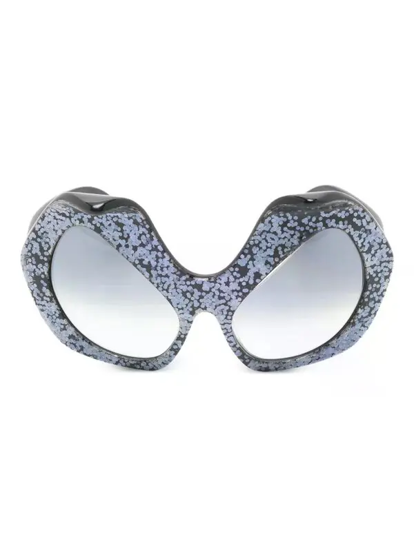 Anna-Karin Karlsson Geometric Frame Sunglasses - Blue