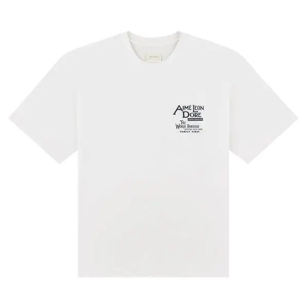 Aimé Leon Dore Record Breakers Tee - White