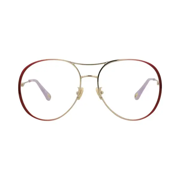 Chloé Aviator Optical Frames - Red
