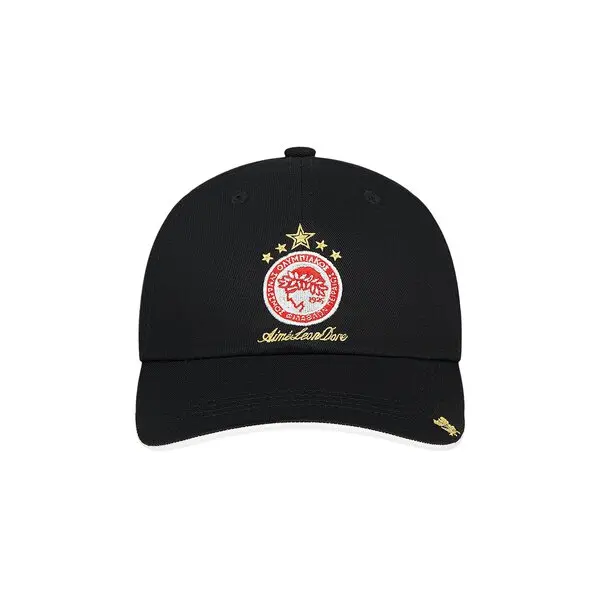 Aimé Leon Dore X Olympiacos F.c. Logo Cap - Black
