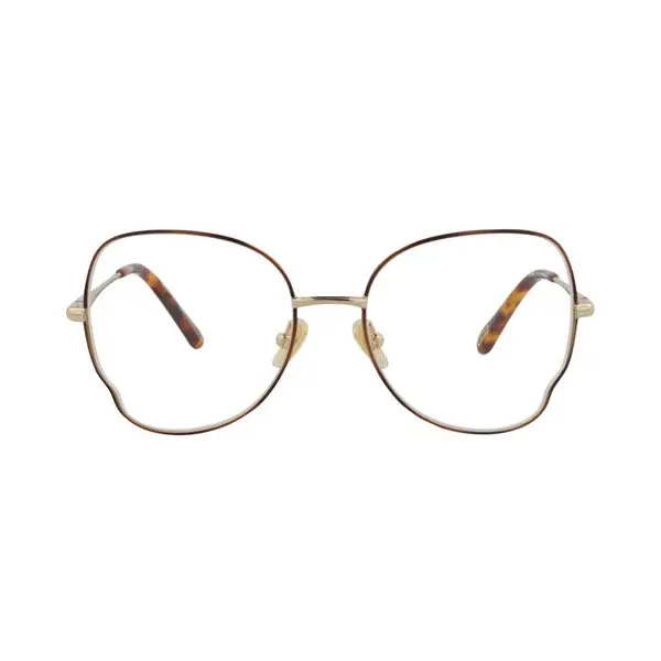 Chloé Round Frame Optical Frames - Brown