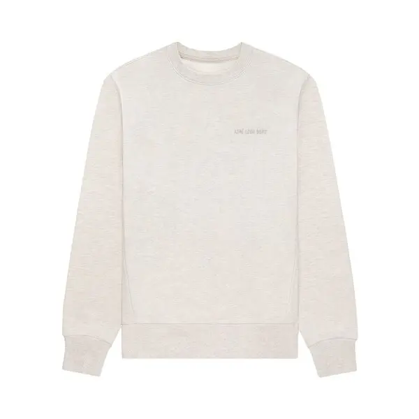 Aimé Leon Dore Tonal Logo Crewneck Sweatshirt - Cream
