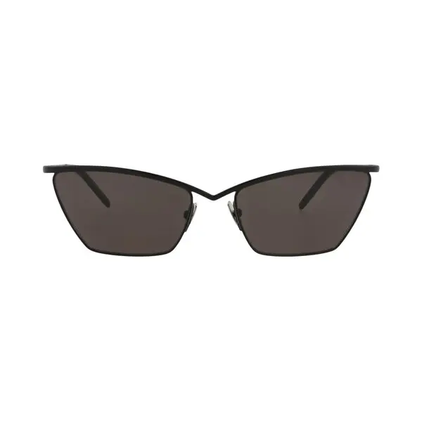 Saint Laurent Cat Eye Metal Sunglasses - Black