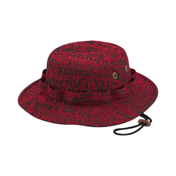 Supreme Cities Jacquard Boonie - Red