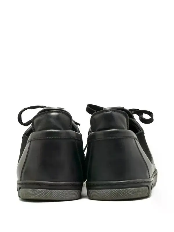 LOUIS VUITTON Logo Leather Lace-up Trainers