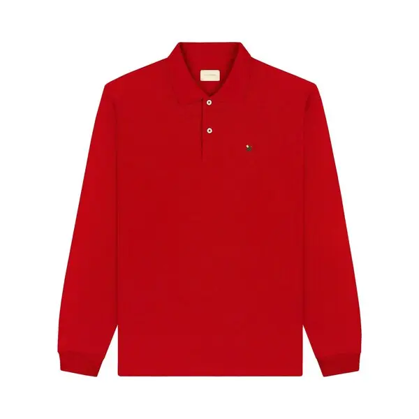 Aimé Leon Dore Long-sleeve Crest Piqué Polo