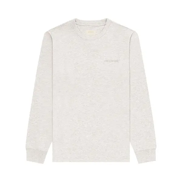 Aimé Leon Dore Long-sleeve Tonal Logo Tee - Cream