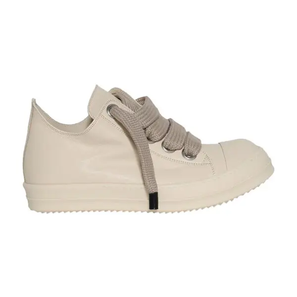 Rick Owens Concordians Jumbo Laced Low Sneakers - Cream