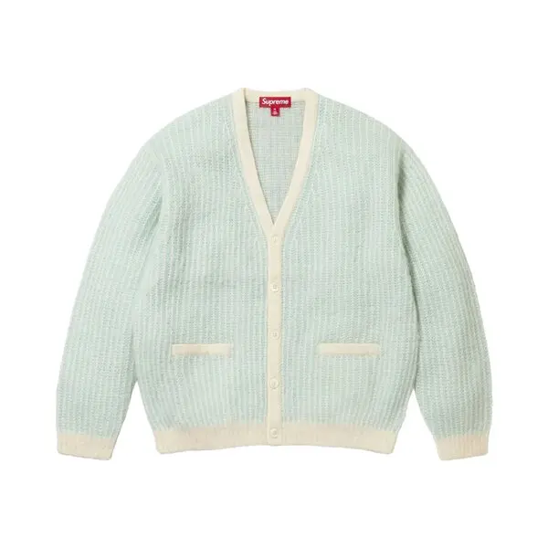 Supreme Two-tone Mohair Cardigan