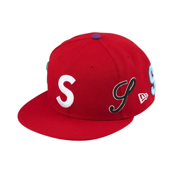 Supreme Multi S Logo New Era Cap - Red