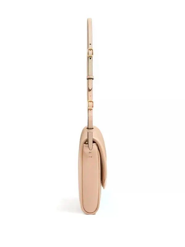 Valentino Garavani Small Devain Vlogo Shoulder Bag - Neutrals