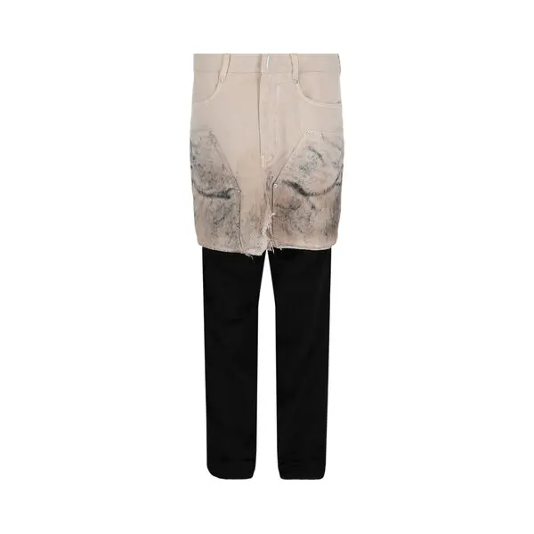 Givenchy Destroyed Carpenter Jeans - Black