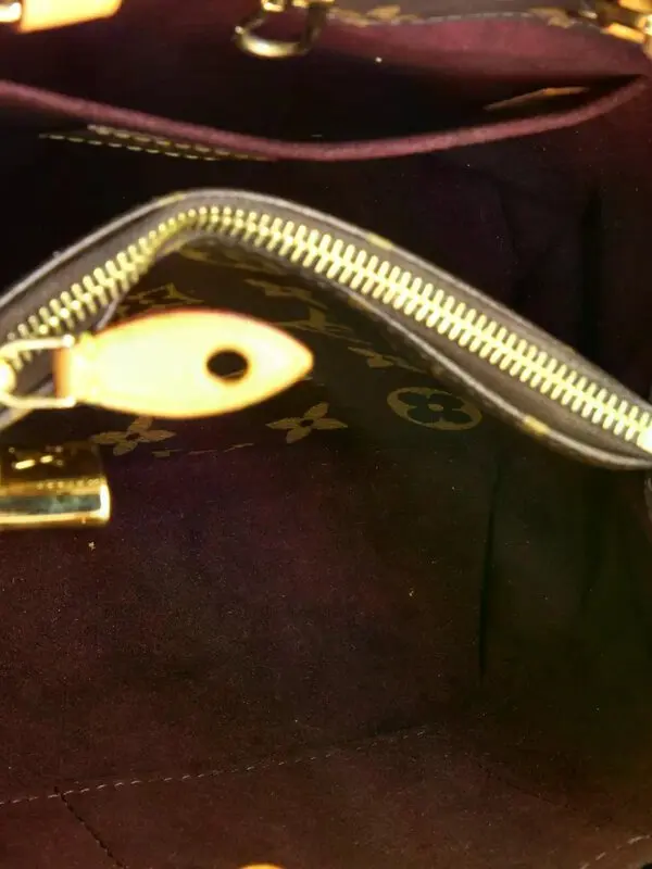 LOUIS VUITTON Montaigne Handbag Monogram Canvas Bb Satchel - Brown