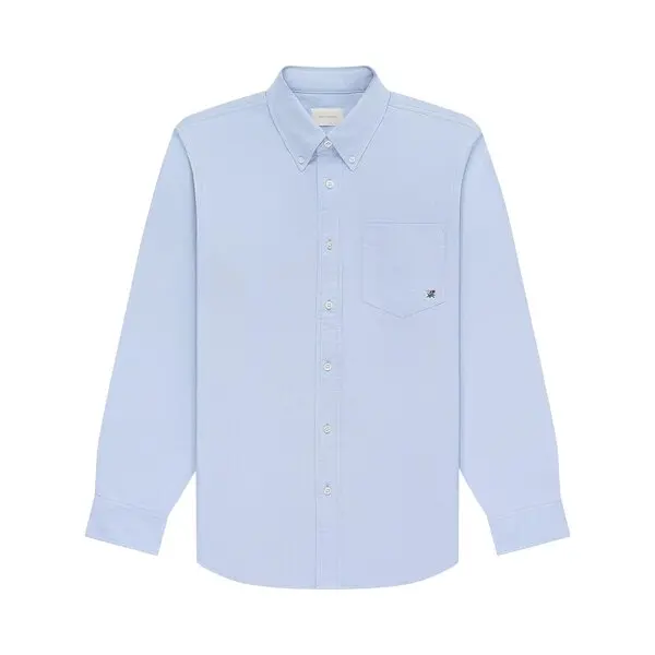 Aimé Leon Dore Crest Oxford Shirt - Blue