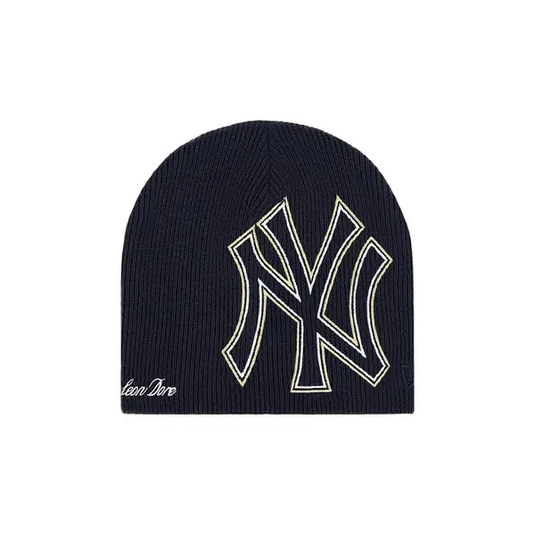 Aimé Leon Dore X New York Yankees Embroidered Beanie - Blue