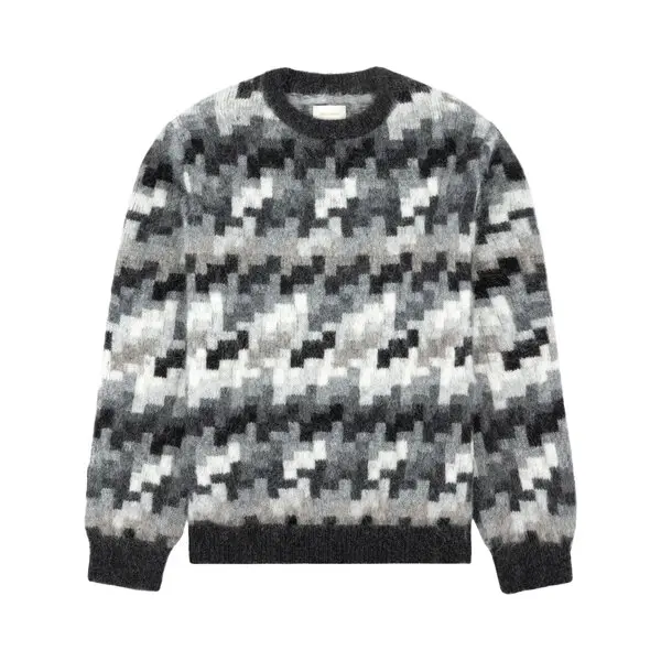 Aimé Leon Dore Houndstooth Crewneck Sweater