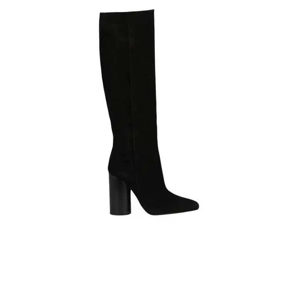 FERRAGAMO Pampero Suede Knee-high Boots - Black