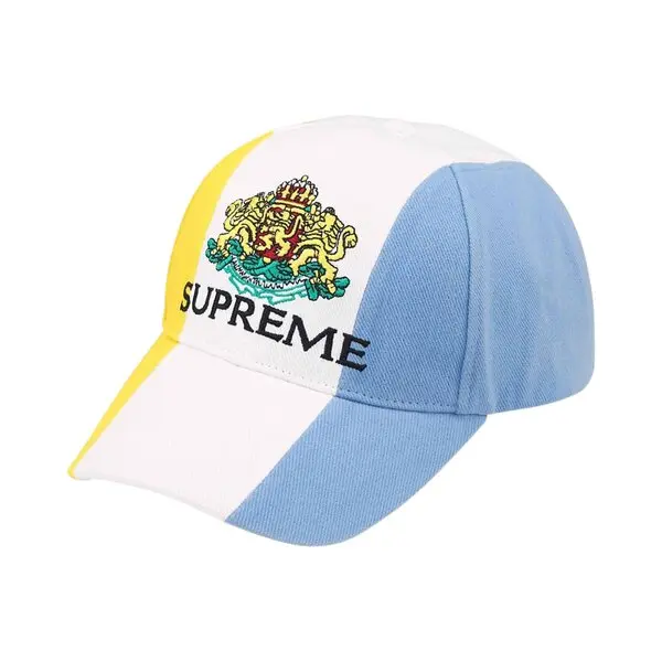 Supreme Crest 6-panel Cap - White