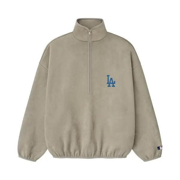 Fear Of God Dodgers Suede Fleece Half Zip