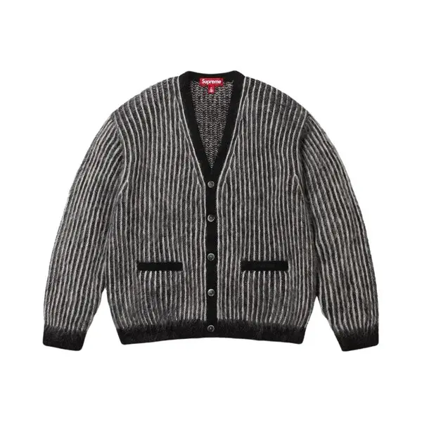 Supreme 2-tone Mohair Cardigan