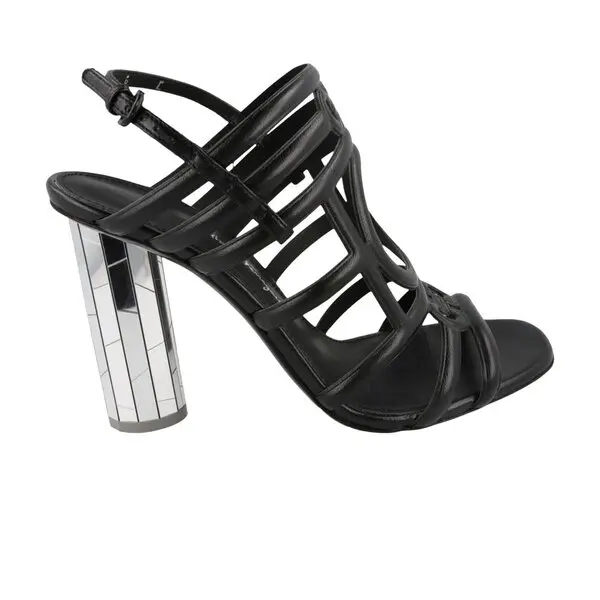 FERRAGAMO Florenza Slingback Sandal - Black