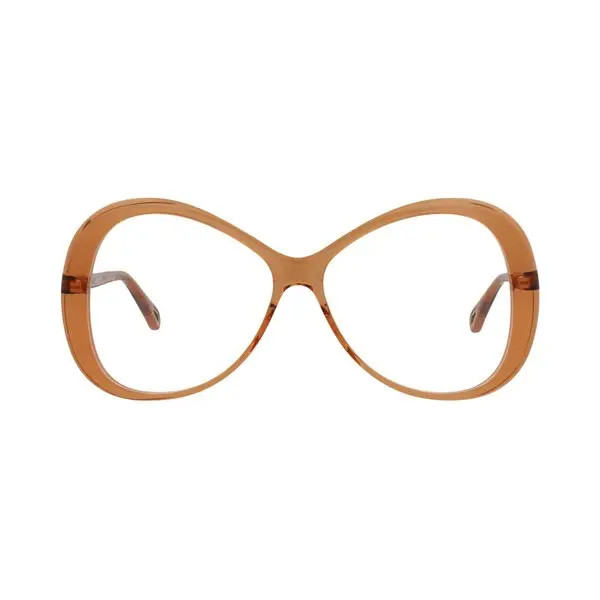 Chloé Round Frame Optical Frames - Orange