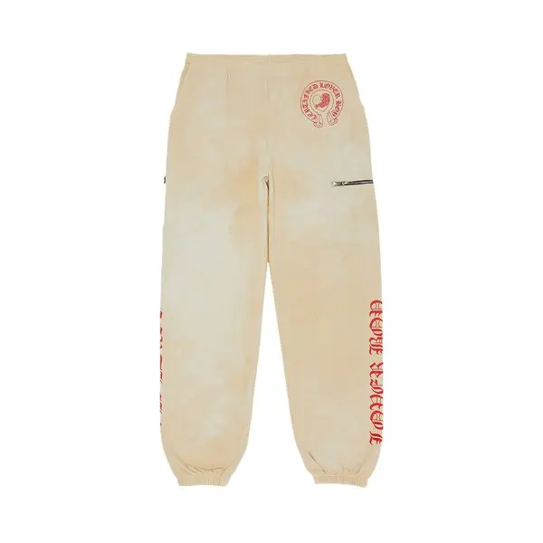 Chrome Hearts X Drake Friends & Family Cross Sweatpants - Tan