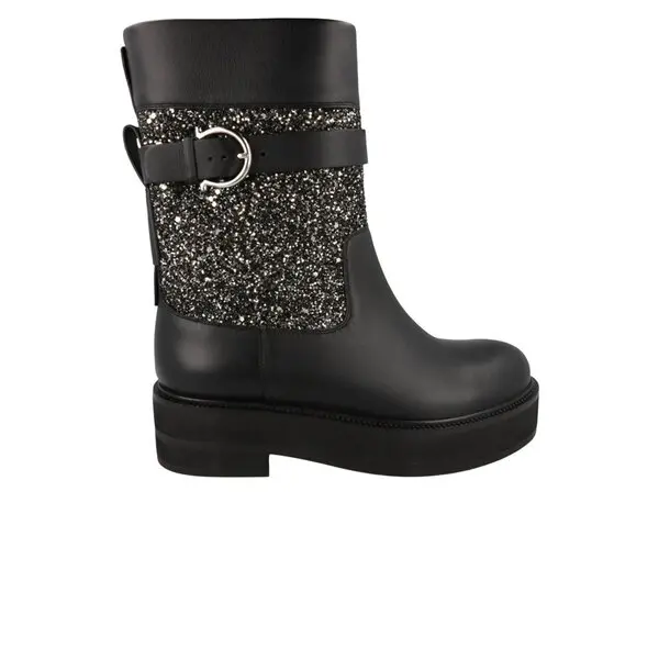 FERRAGAMO Ean Glitter Ankle Boot