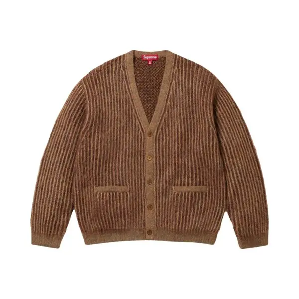 Supreme Two-tone Mohair Cardigan